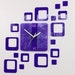 Wall Clock ROME VIOLET Modern clock gift wall decoration wall