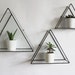 Euclid Triangle Glass Wall Display Shelf by MontibyMonti on Etsy