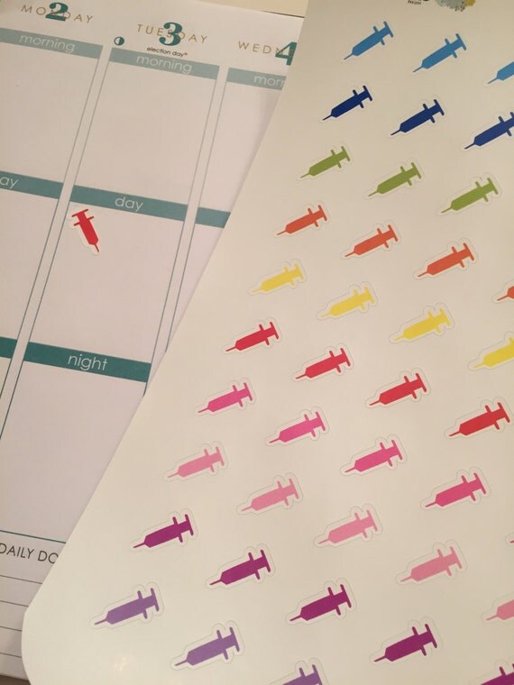 70 Syringe Needle Medical Nurse Doctor MA by LilyDanielDesigns