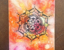 Popular items for watercolor mandala on Etsy