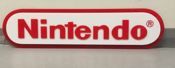 Nintendo Wall Sign by CavemanSigns on Etsy