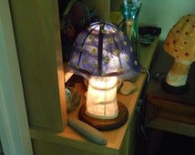 Unique mushroom lamp related items | Etsy