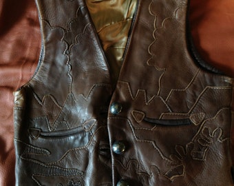 Deerskin vest | Etsy