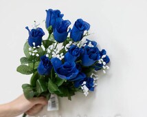 Popular items for royal blue flower on Etsy