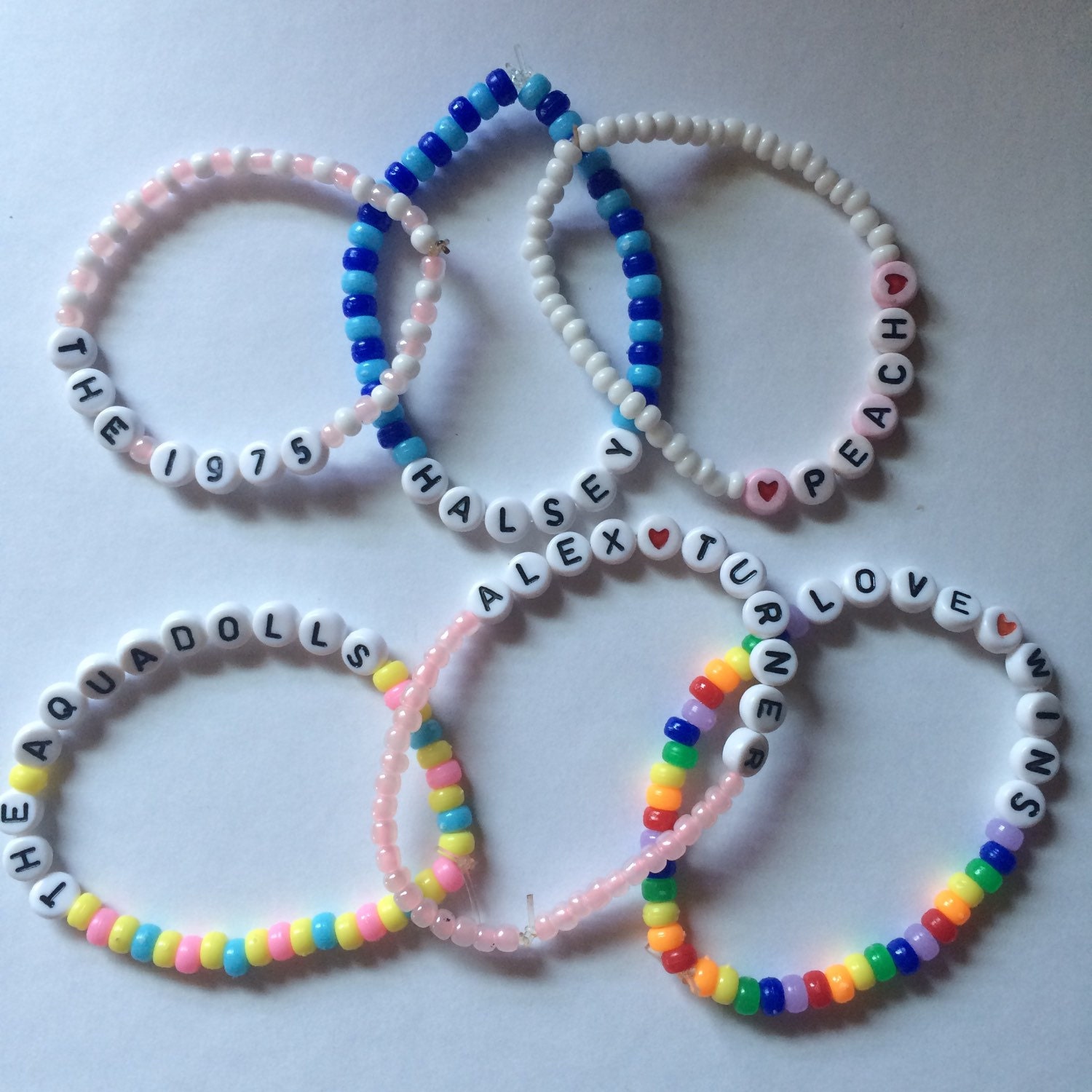 CUSTOM LETTER BEAD Bracelets Must Be Under 15 Letters By LECTRICK