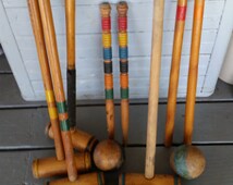 Popular items for croquet mallets on Etsy