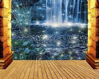 Waterfall backdrop | Etsy