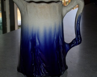 Flow blue pitcher | Etsy