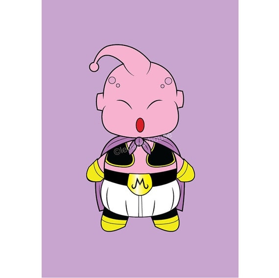 Items similar to Chibi Majin Buu - Dragonball Manga - Anime ...