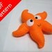 Starfish Plush PDF Pattern Instant Digital Download