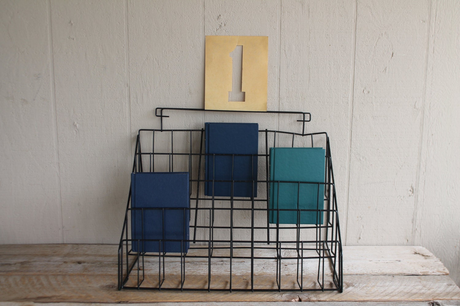 Vintage Wire Book Rack, Brochure Rack – Haute Juice