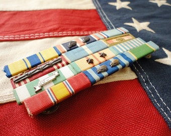 Vietnam War Air Force Ribbon Rack