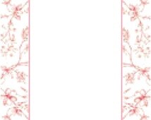 Popular items for pink toile on Etsy
