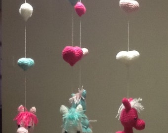 Crochet mobile | Etsy