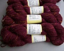 Popular items for dark red wool on Etsy
