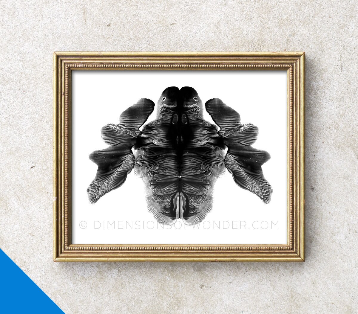 Rorschach PRINT Rorschach ink blot Rorschach art psychology