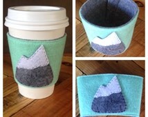 Popular items for felt coffee cozy on Etsy
