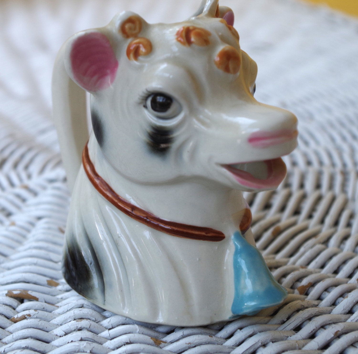 Vintage 1950s Cow Head Creamer Ceramic Kitsch – Haute Juice