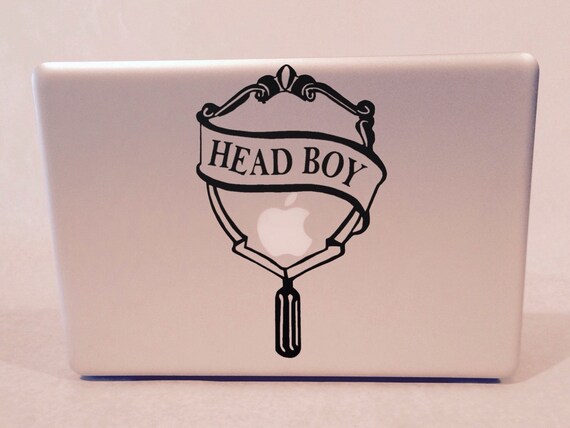 Items similar to Hogwarts Head Boy Crest Pin Vinyl Decal on Etsy