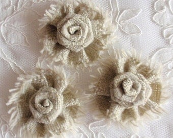 Larger Handmade Silk Flower 2.5 inches In Wine by Mydesign63