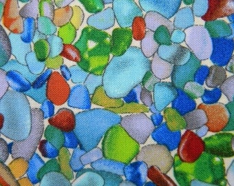 Sea glass fabric | Etsy