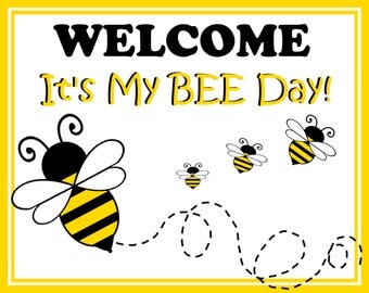 Bee welcome sign | Etsy