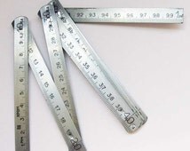 Unique vintage metal ruler related items | Etsy