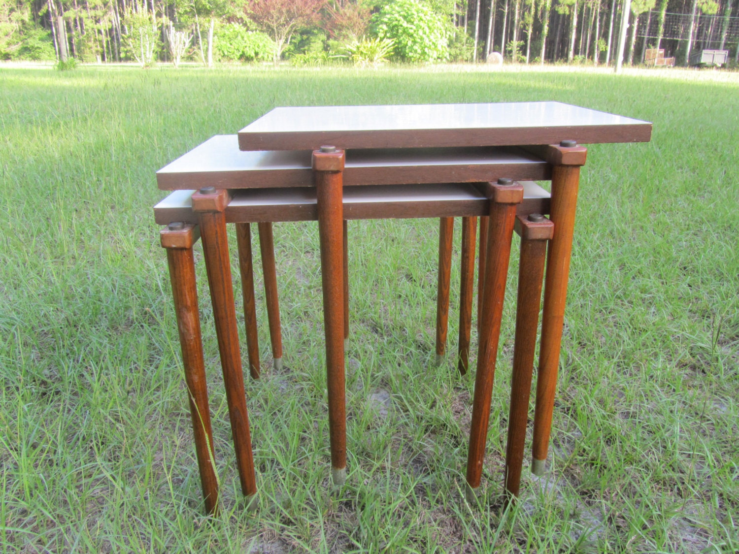 Stackable Tables, nesting tables,end table, wood table, side table ...