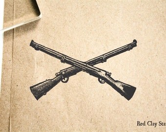 Crossed rifles | Etsy