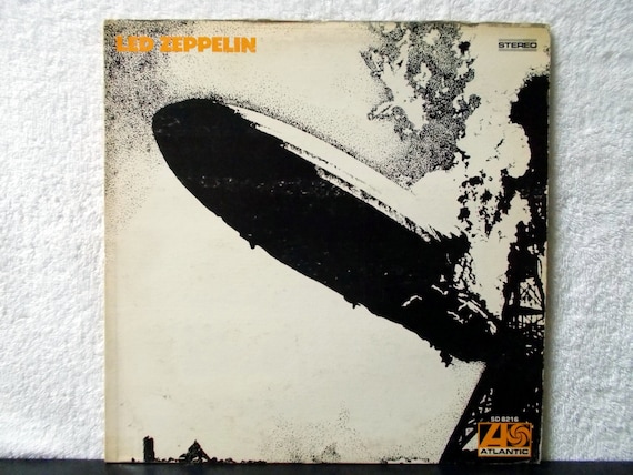 Led Zeppelin I. Debut album. Vintage Atlantic by AbqArtistry
