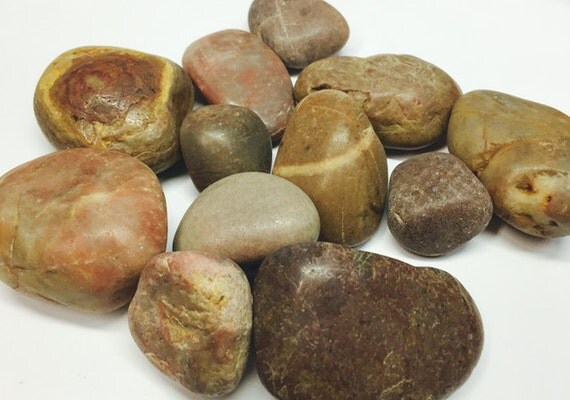 Beautiful Polished Brown River Rocks 2 lb. by TheCraftersMerchant