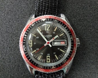 Clinton wrist watch | Etsy