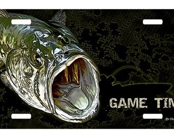 Bass license plate | Etsy