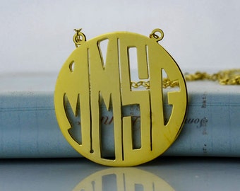 Silver Necklace & Ring by MonogramFonts on Etsy