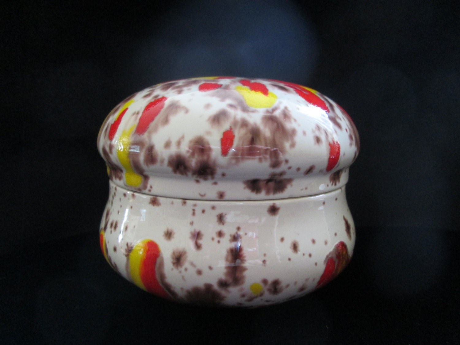 Vintage 1976 Duncan Enterprises California Art Pottery Splatterware ...