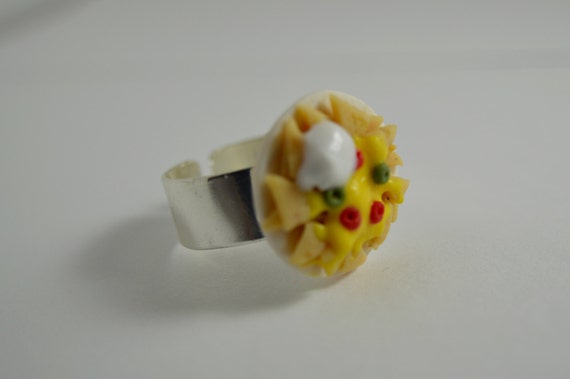 Nacho cheese ring Miniature food miniature food by MyMiniCreations