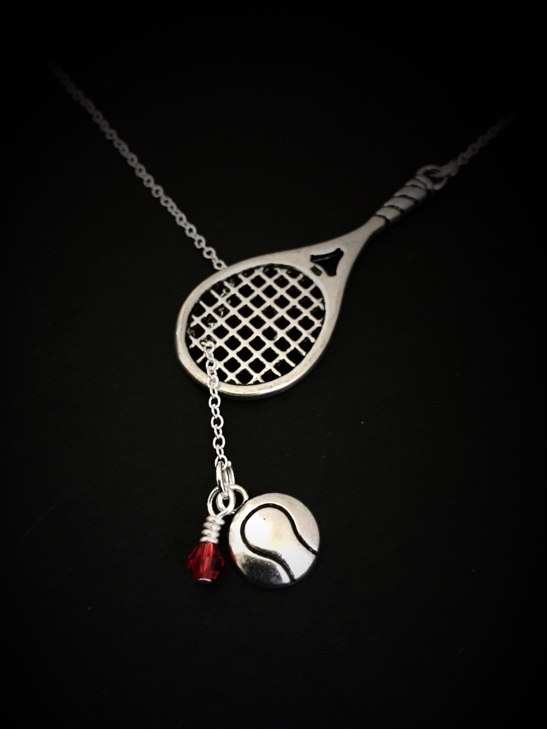 Lariat Tennis Necklace Tennis Jewelry Tennis Gifts