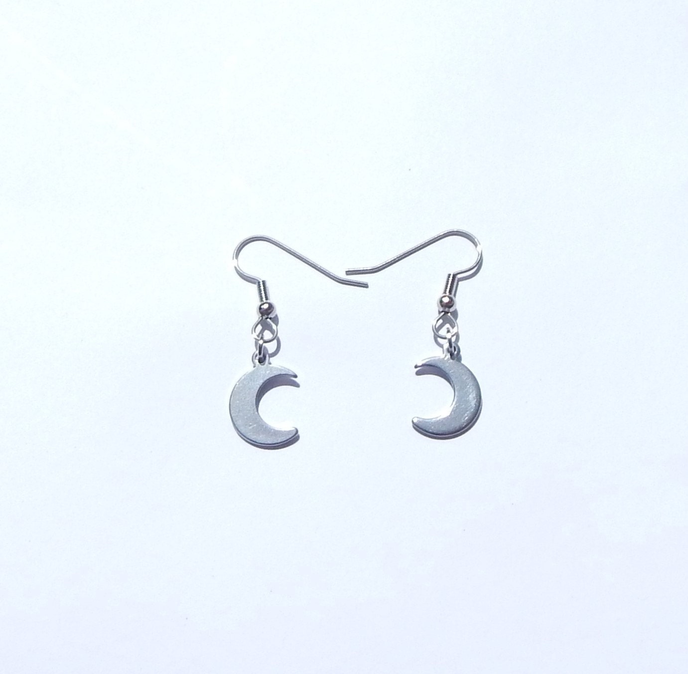 Moon Earrings Crescent Moon Earrings Silver Moon Earrings