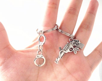 Handcuff keychain | Etsy