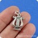 Musical Lyre Charm Silver Plated Lyre Charm for Necklace or