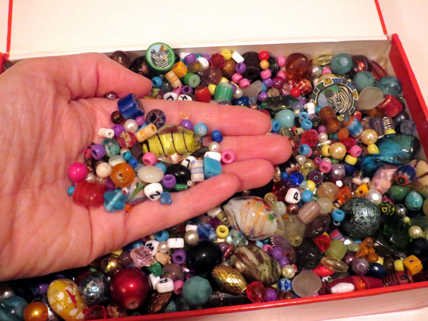 Assorted Bead Mix. Large variety bead assortment. Bead