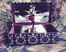 Popular items for gothic jewelry box on Etsy