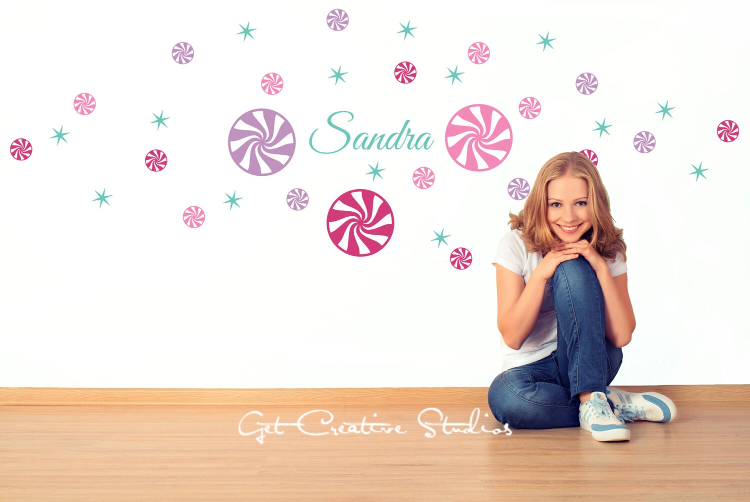 Hard Candy Decal Sweet Candy Wall Decal Sweet Shop Decor Candy