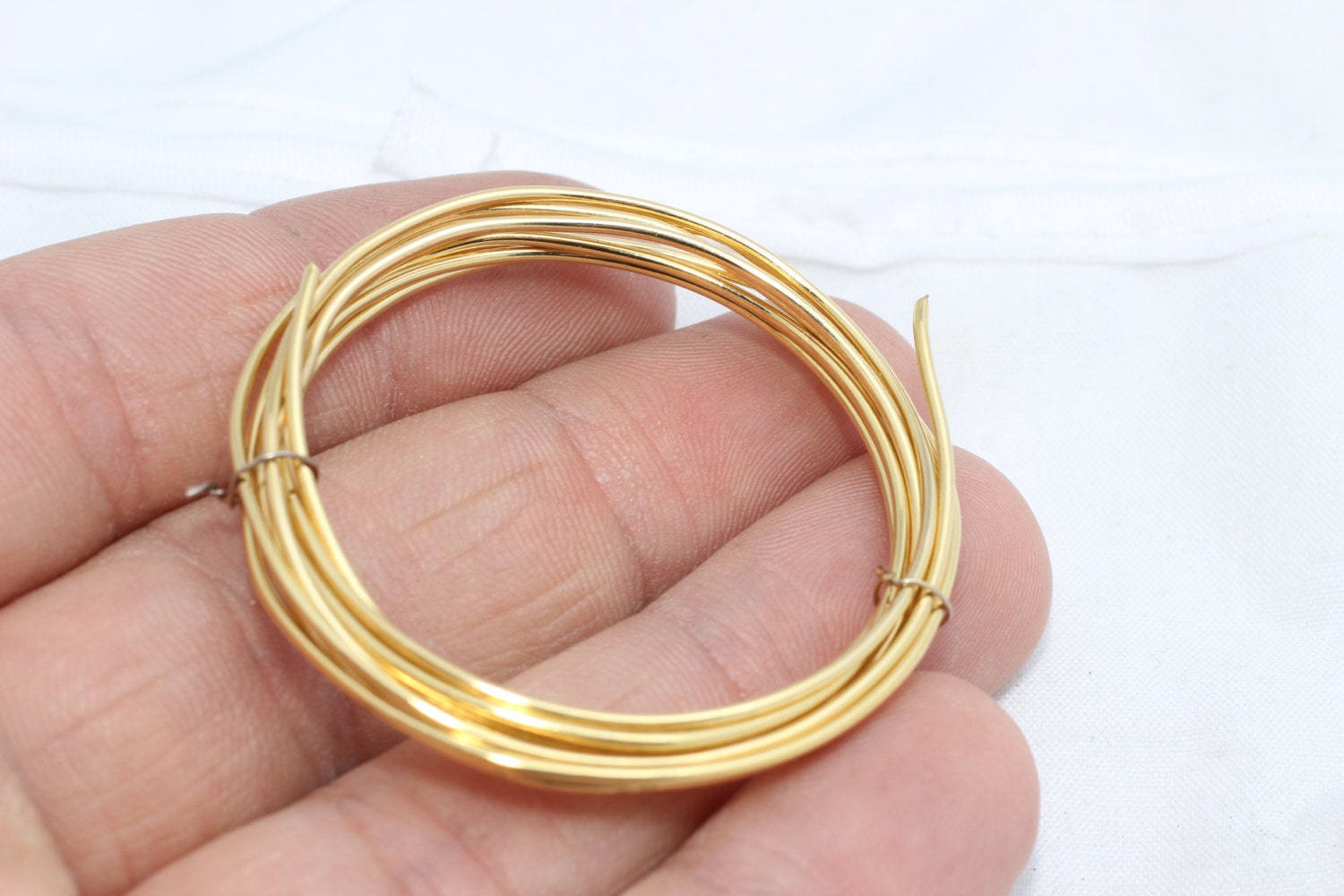 18 Gauge 33 Feet Gold Plated 24K Wire Dead soft wire