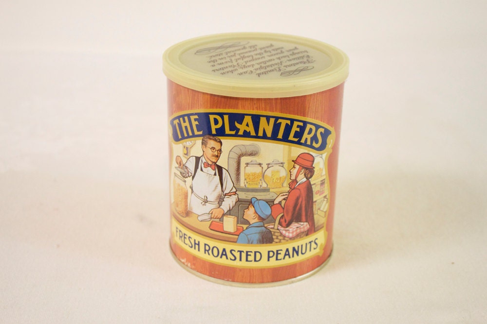 Vintage 1982 The Planters Peanut Tin Box Limited edition – Haute Juice