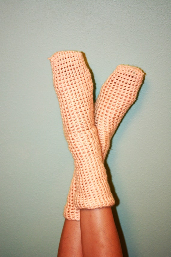 Above the ankle Crocheted Socks By CrochetedbySue On Etsy