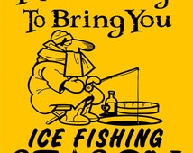 Popular items for ice fishing sign on Etsy