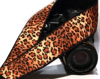 Cheetah Camera Strap. Leopard Camera Strap. by LiVeCameraStraps