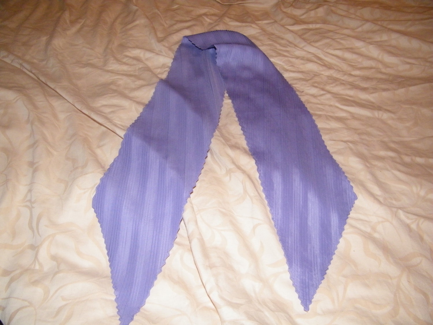Purple Pleated Neck Scarf – Haute Juice