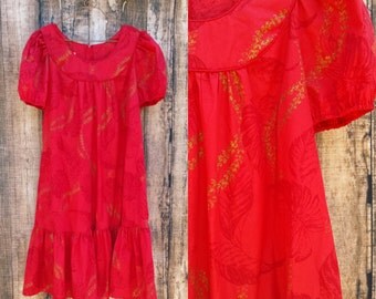 Cotton muumuu | Etsy